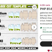 Curvy Box Vorlage SVG, Curvy Box Vorlage SVG, Box Vorlage SVG für ...