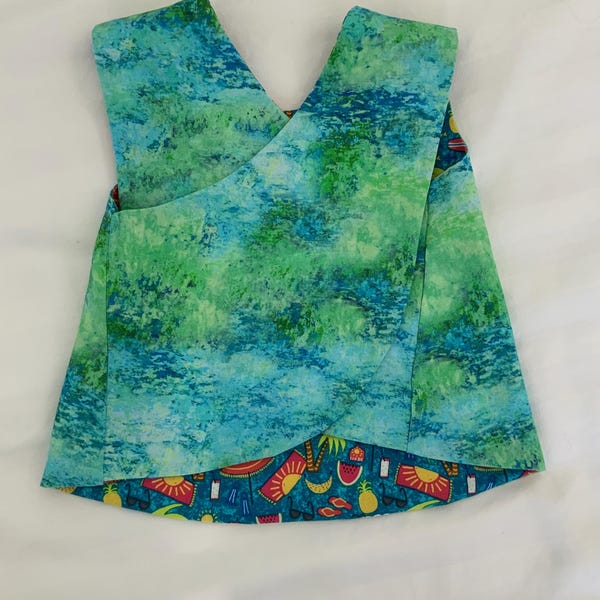 Criss Cross Tunic Pattern Ebook Reversible -- PDF 3m - 12 Girls PDF ...