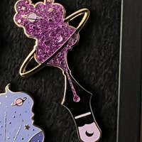 Inky Stars Enamel Pin - Etsy