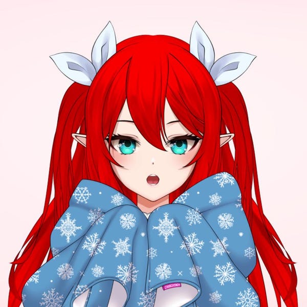 Updatedcustomizable Vtuber/premade Live 2D Vtuber Model Cute Fox/cat ...