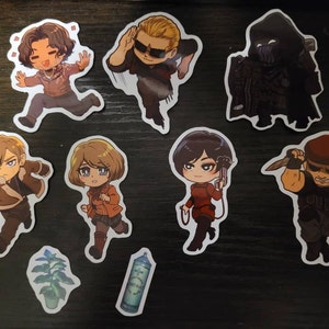 BIOHAZARD 4 FANMADE Mini Sticker Pack バイオハザード 4 ミニーステッカーパック - Etsy