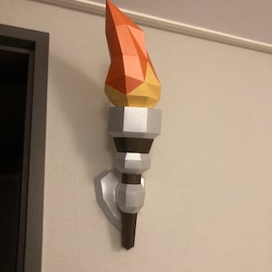 Ghost Papercraft 3D DIY Low Poly Paper Crafts Halloween Wall - Etsy