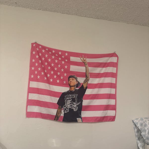 Ain't No Party Like A Diddy Party Funny Flag Tapestry, Meme Flag ...