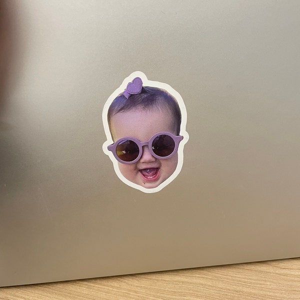 Custom Face Stickers - Personalized Face Stickers - Baby Stickers ...