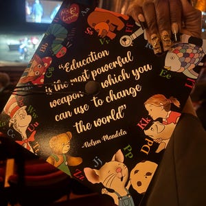 Squidward Printed Graduation Topper - Etsy UK