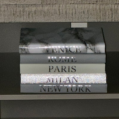 Modern Book Stack Book Set Coffee Table Books Coffee Table Decor Modern ...