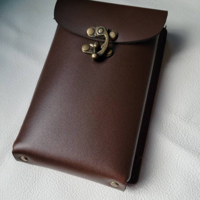Leather Phone Holder With Clasp Medieval Holder Leather Accessory ...