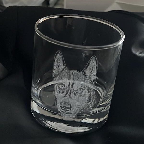 Custom Etched Handwriting Rock Glass - Engrave Your Handwritten Message ...