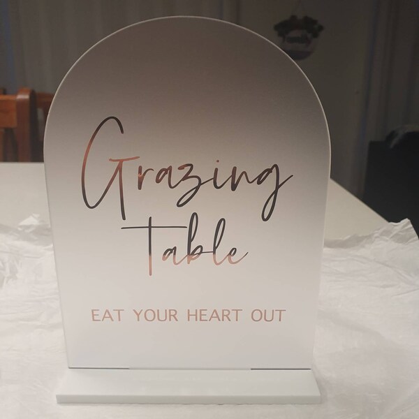 Custom Wedding Table Signs - Etsy