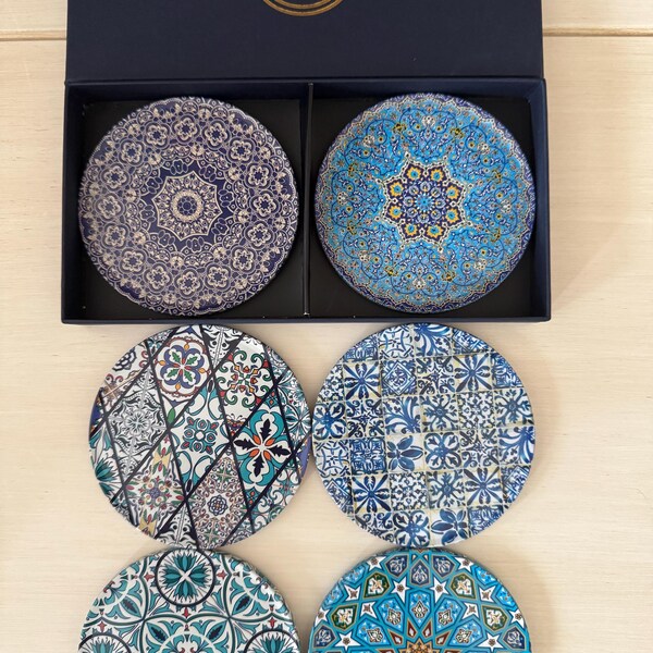 Placemats / Mediterranean Persian Pattern | Placemats Set of 2, 4, 6 ...