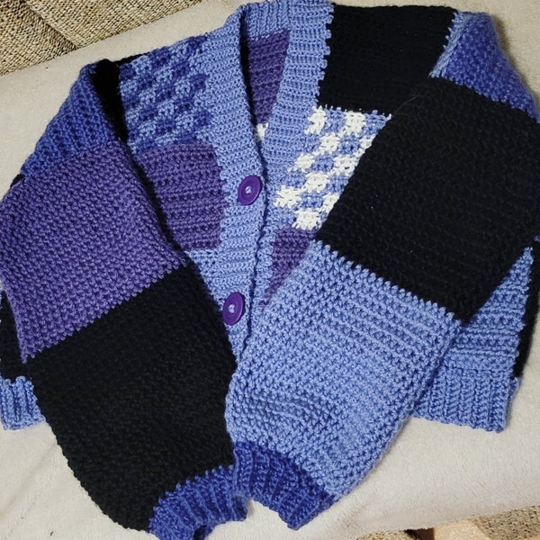 The Luna Cardigan Crochet Pattern | PDF PATTERN With Design Template ...