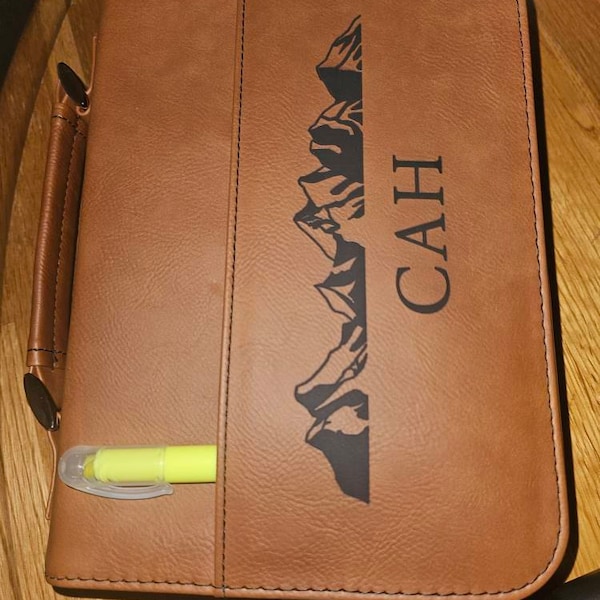 Personalized Bible Cover, Monogrammed Bible Cover, Bible Verse Gift ...