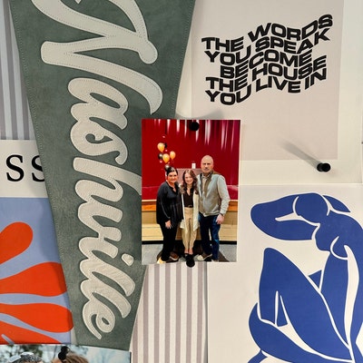 Large Single Word Custom Suede and Leather Pennant Flag Banner ...