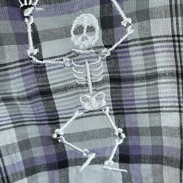 Skeleton Embroidery Design. Mini Design. Halloween Skeleton Design ...