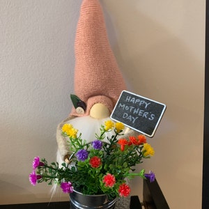 Handmade Spring Gnome, Birthday Gift Gnome, Teacher Gift Gnome ...