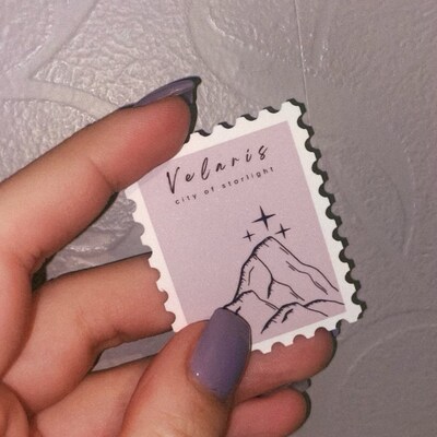 Velaris Stamp Sticker VINYL STICKER City of Starlight ACOTAR Sarah J ...