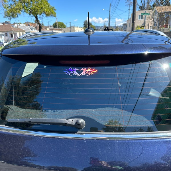 Car Tramp Stamp Vinyl Decal | Rearview Mirror Window Bumper Sticker ...