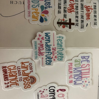 Christian Pro Life Sticker, Baby Sticker for Laptop, Notebook, Journal ...