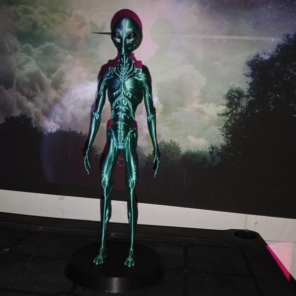 TR-3B Black Manta Triangle ARV Model - 3D Printed UFO Replica in Gloss ...