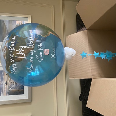 Custom Balloon Boxes for All Occasions, Balloon Box Letters, One ...