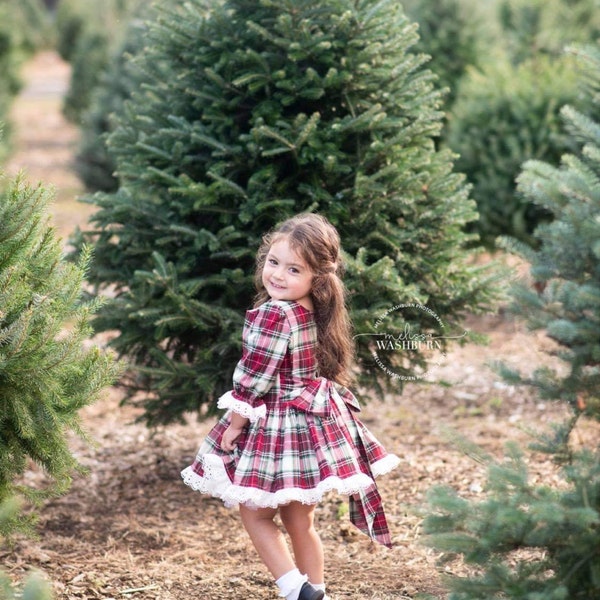 Girls Red Dress, Red Christmas Dress, Valentine Day Dress, Pageant ...