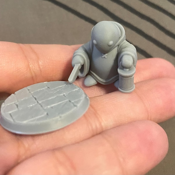 5pc Set Necromancer and Lab Props Miniature 3D Resin Printed 28-32mm ...