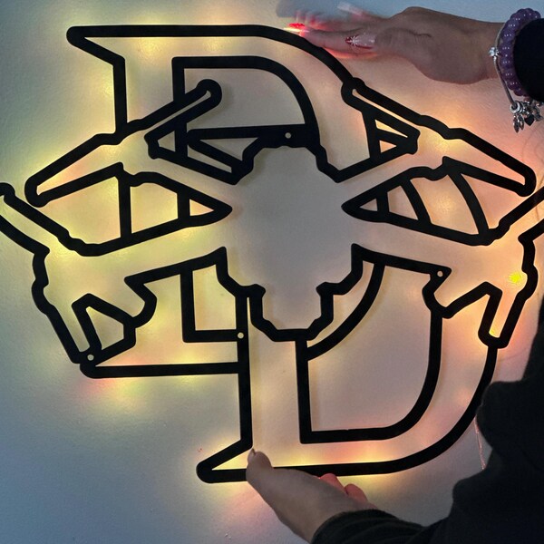 Puerto Rico Taino Sun Sol God Symbol Metal Wall Art LED Light Made in ...