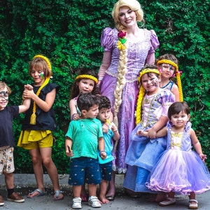 Disney Inspired Princess Braid Pack Adjustable Yarn Hair Wig | Etsy