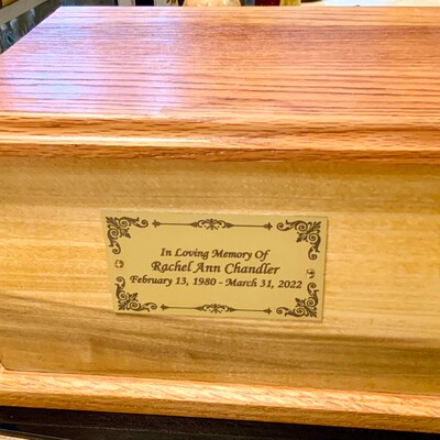 Personalized Engraved Plate, Gold Name Plate, Plaque, Custom Engraving ...