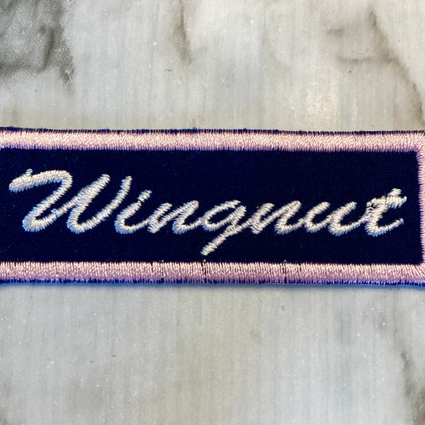 Biker Name Tag | Embroidered Custom Patches for Jackets | Custom Name ...