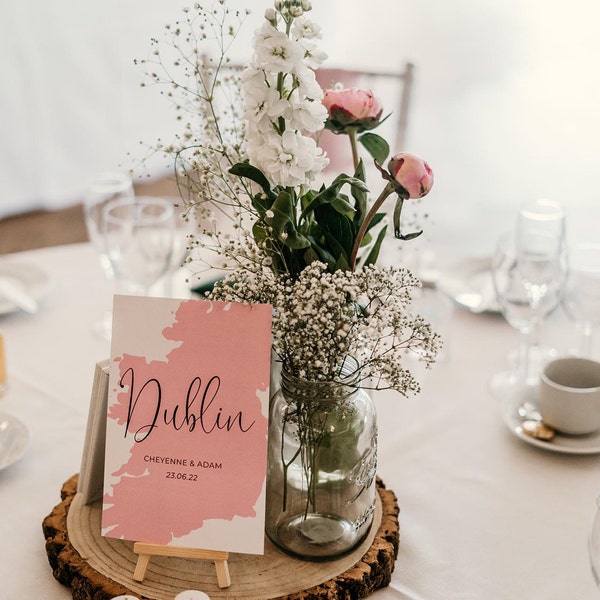 Travel Theme Wedding Table Names | Destination Table Numbers | Cropped ...