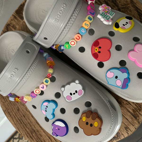 BTS Shoe Charms Crocs Cute Kpop Set - Etsy