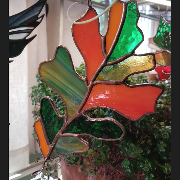 Handcrafted Stained Glass Rainbow Bridge Heart With Paw Print ...