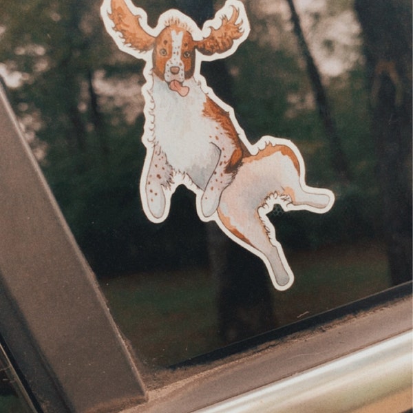 English Springer Spaniel Art Sticker, Dog Vinyl Decal Sticker, 3inch ...