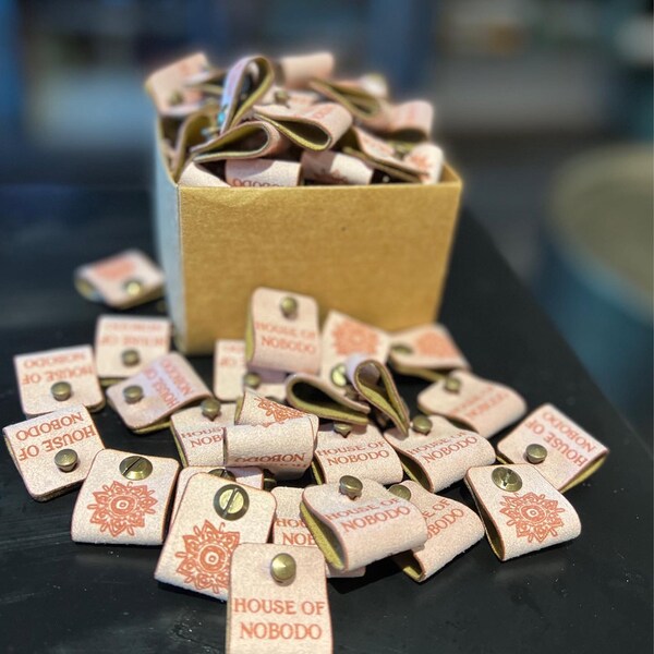 Custom Labels With Metal Rivet, Knitting Beanie Tags, Personalized ...