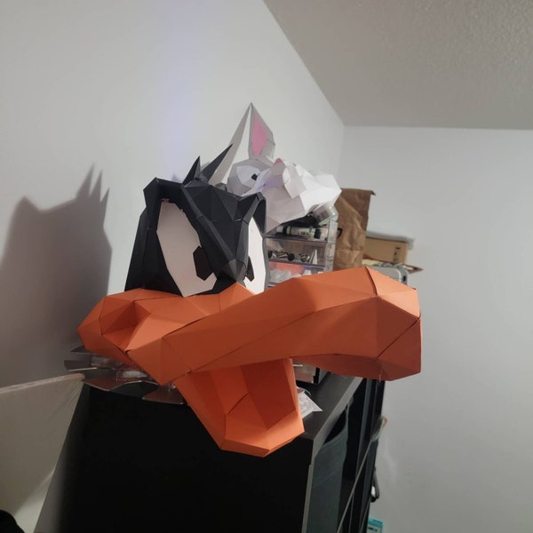 Donkey Mask PDF Template, Cartoon Style Mask - Etsy