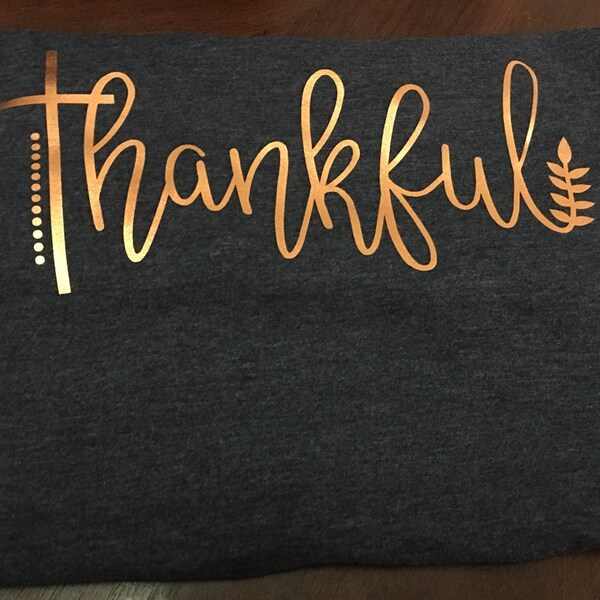 Thankful SVG, Thankful With Cross SVG, Thanksgiving SVG, Fall Svg, Eps ...