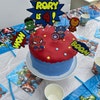 Superhero / Comic Book Themed Cake Topper personalised birthday Custom Avengers - Etsy UK