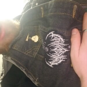 DEAFHEAVEN Embroidered Patch Alcest Ghost Bath Altar of Plagues Wolves ...