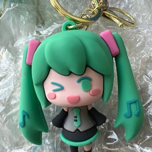 Hatsune Miku Keychain Miku Keyring - Etsy