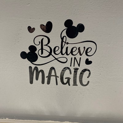 Believe in the Magic Disney Style Vinyl Decal/sticker - Etsy UK