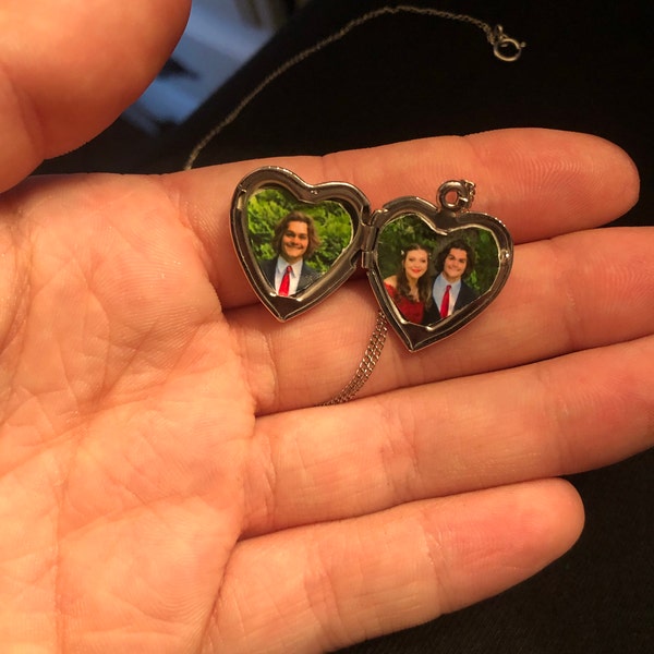 Heart Locket Prints,photo Resize for Locket,locket Photo Print Heart ...