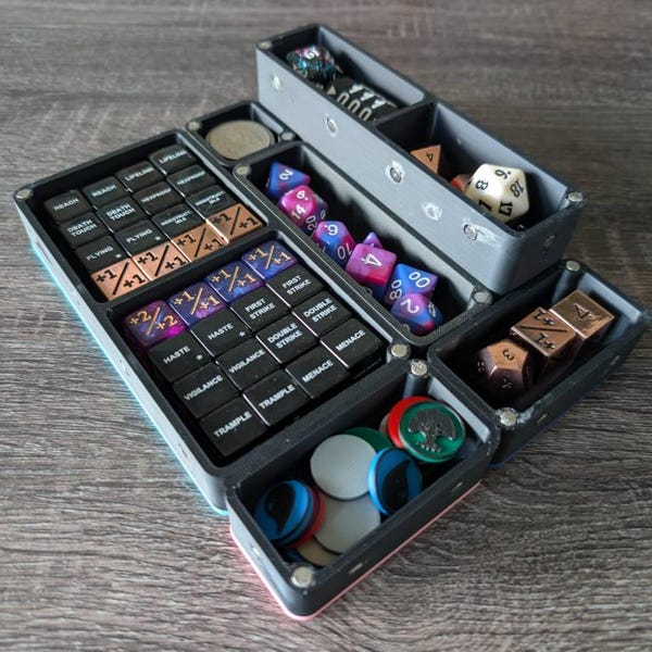 Magnetic Modular Token Storage Trays | 1 Magnet Wide | Modular Storage ...