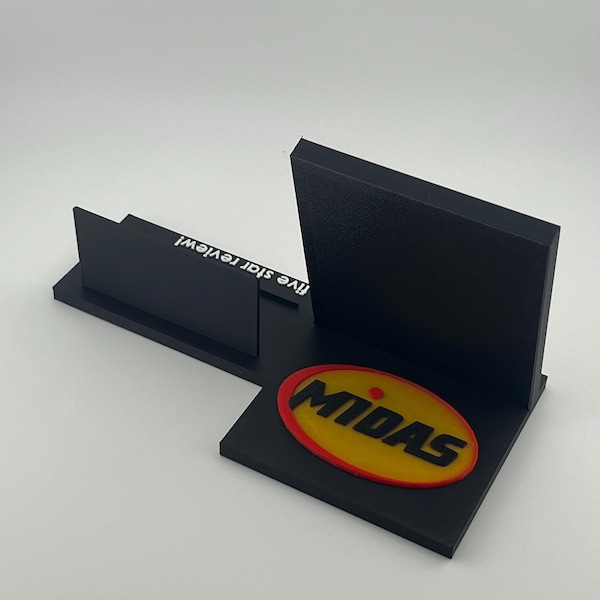 Custom Qr Stand W/ Business Card Holder and NFC Chip - Etsy