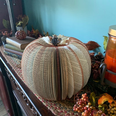 Book Pumpkins for Fall and Halloween original-smooth - Etsy