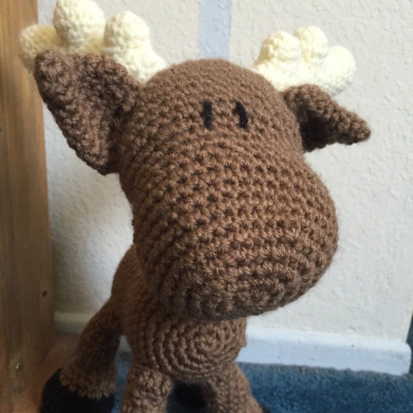 PDF CROCHET PATTERN - Moose Wayne - Etsy