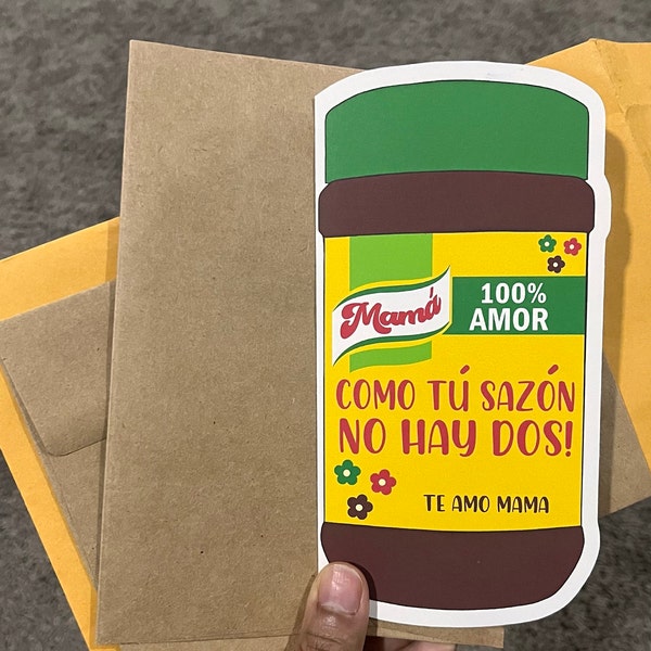 Tarjetas Día De La Madre, Mother’s Day Card, Spanish Mom Cards, Tarjeta ...