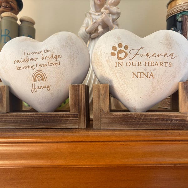 In Loving Memory Memorial Bird Feeder | Memorial Garden Decor | Custom ...