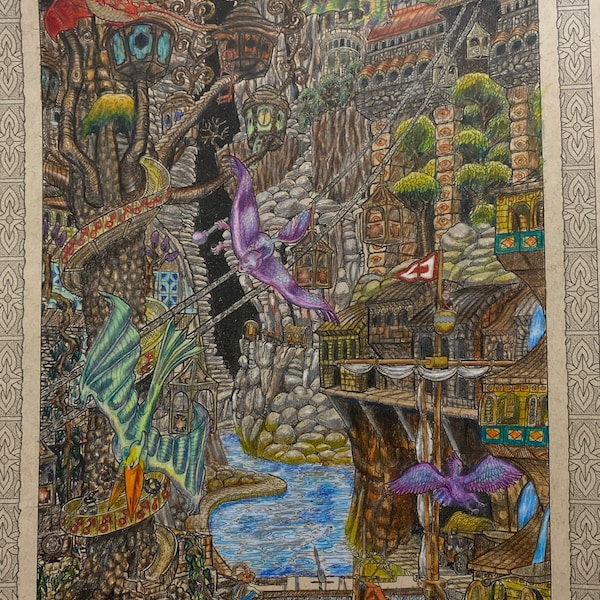 2. the Terraces of Astriel Download to Colour: Ipad, Tablet or Printout ...