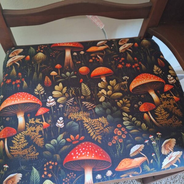 Toadstools in the Forest - 100% Cotton Fabric - Etsy